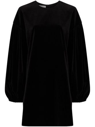 Valentino Garavani robe courte en velours - Noir