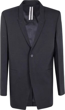 Rick Owens veste à simple boutonnage - Noir