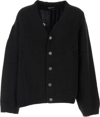 Enfants Riches Deprimes Homme, Pulls, Noir, Taille: 2XL Asymmetrical Cable Knit Cardigan