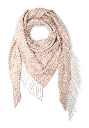 Street One Gemustertes Dreieckstuch light terra mocha A