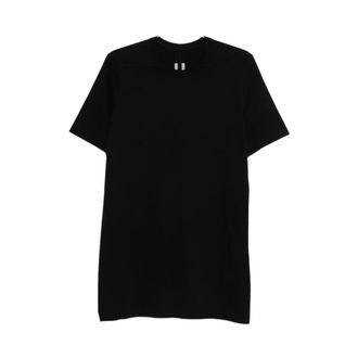 Rick Owens Schwarzes Rundhals-T-Shirt - - Tops - Herren - Schwarzk - S