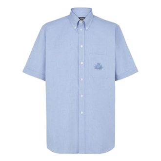Fendi Oxford-Hemd - - Shirts - Herren - Blau - L
