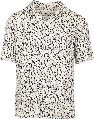 Dries Van Noten Homme, Chemises, Blanc, Taille: L Bowling Shirt