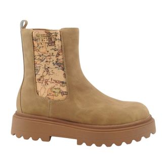 Alviero Martini 1A Classe Bottines Chelsea - Femme - Chaussures - Beige - Taille: 35 EU