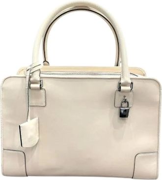 Loewe Sac &agrave; main Pre-owned - Femme - Pre-owned - Blanc - Taille: ONE Size