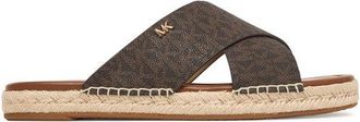 Michael Kors Pantoletten Kenzie 40R6KZFS1B Braun