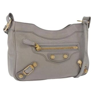 Balenciaga Sac bandouli&egrave;re vintage doccasion - Femme - Pre-owned - Gris - Taille: ONE Size