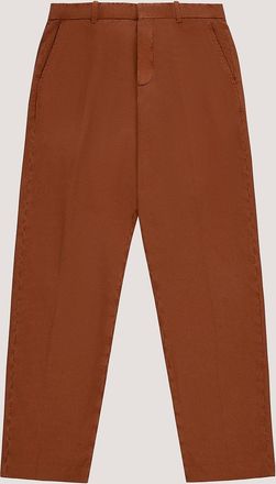 Circolo 1901 Regular-Fit Trousers in Twill Ruggine / 48