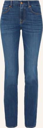 7 For All Mankind Straight Jeans Kimmie blau