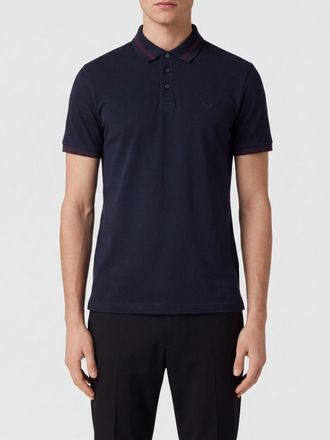 Emporio Armani Polo Homme couleur Bleu