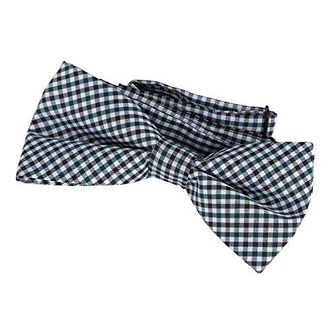 DonDon Noeud papillon &agrave; carreaux pour hommes avec crochet - d&eacute;j&agrave; li&eacute; et r&eacute;glable