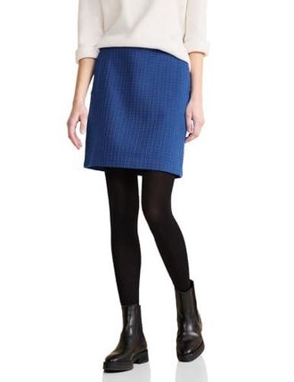 Street One Style Maja Boucl&egrave; Solid Jupe, Fresh Intense Gentle Blue, 42 Femme
