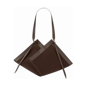 Yuzefi Femme, Sacs, Brun, Taille: ONE Size Wonton Tote