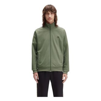 Fred Perry Herren, Sweatshirts & Hoodies, Gr&uuml;n, LGr&ouml;&szlig;e