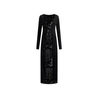 Daily Paper Clothing Braided Long Cardigan - - Dresses - Damen - Schwarzk - S