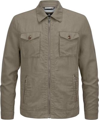 Milestone Garment Dyed Jacke aus einem Lyocell-Leinen-Mix in