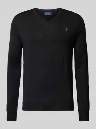 Polo Ralph Lauren Wollpullover mit Logo-Stitching