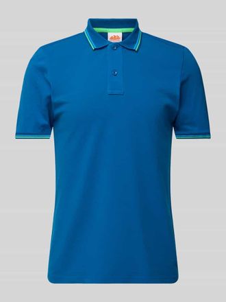 Sundek Poloshirt mit kurzer Knopfleiste Modell Brice