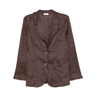 P.A.R.O.S.H. P.a.r.o.s.h. - Beach26 Blazer - Femme - Vestes - Brun - Taille: 42 FR