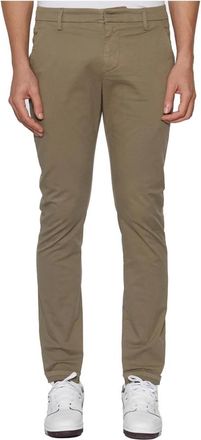 Dondup Homme, Pantalons, Gris, Taille: W30 Chinos Slim Fit