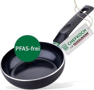 Fackelmann Chefkoch Aluminium-Pfanne &Oslash;16 cm Bielefeld mit Keramik-Antihaft-Beschichtung - Bratpfanne aus Aluminium: Extra leicht