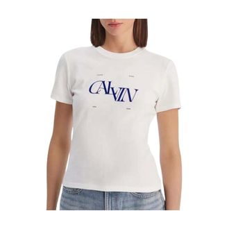 Calvin Klein Jeans Damen, Oberteile, Wei&szlig;, XSGr&ouml;&szlig;e
