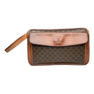Celine Pochette en cuir Pre-owned - Femme - Pre-owned - Brun - Taille: ONE Size