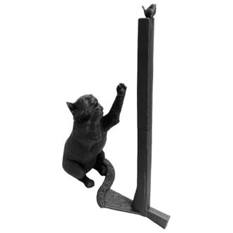 Generic Handtuchhalter aus Papier - Handtuchhalter aus Papier, Katze, Spender f&uuml;r Thekenrollen aus Kunstharz, K&auml;tzchenskulptur | K&uuml;chenpapierhalter 31 x 23 cm