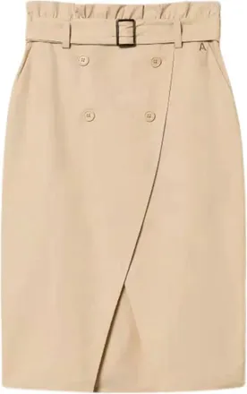 Twinset Damen, R&ouml;cke, Beige, SGr&ouml;&szlig;e