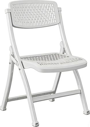 Generic Klappstuhl Camping Leicht Faltbar mit Lehne Hoher Belastbarkeit Klappst&uuml;hle Esszimmer mit Metallrahmen Keine Montage Erforderlich f&uuml;r G&auml;ste K&uuml;che B&uuml;ro