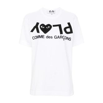 Comme Des Gar&ccedil;ons Comme des Garcons T-Shirts und Poloshirts Wei&szlig; - - Tops - Damen - Wei&szlig; - M