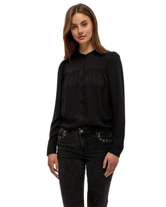 Desires Womens,Hudson Shirt, 9000 BLACK,L