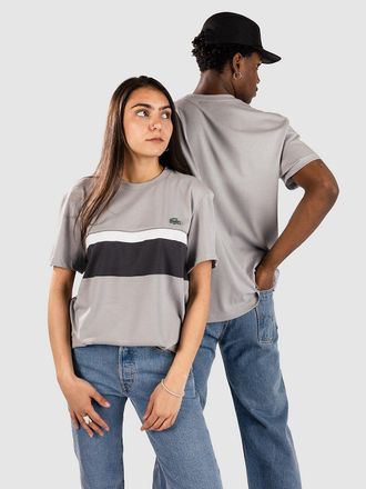 Lacoste Regular Fit Colorblock Cotton T-Shirt wht