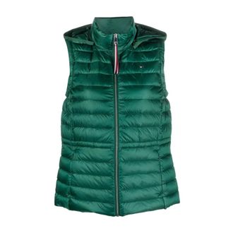 Tommy Hilfiger Gr&uuml;ne Daunenweste f&uuml;r Frauen - - Jackets - Damen - Gr&uuml;n - XS