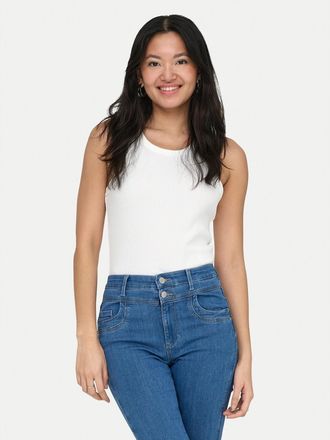 Only Top Val 2-Way 15371705 Wei&szlig; Slim Fit