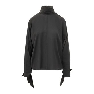 Emporio Armani Langarm-Bluse - - Blouses & Shirts - Damen - Schwarzk - M