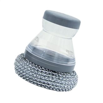 Generic K&uuml;chenb&uuml;rste f&uuml;r Seifenspender - Sp&uuml;lb&uuml;rste mit Spender, Seifenwaschpinsel | Reinigungsb&uuml;rste mit integriertem Seifenbeh&auml;lter, wiederaufladbarer Hands