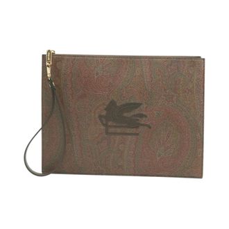 Etro Paisley Jacquard Pouch - - Bags - Herren - Braun - ONE SIZE