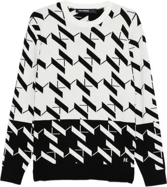 Karl Lagerfeld Homme, Pulls, Noir, Taille: L Maille ras du cou