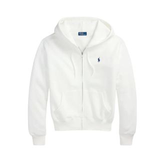 Ralph Lauren Femme, Sweatshirts et sweats &agrave; capuche, Blanc, Taille: 36 FR Gilet Zipp&eacute;