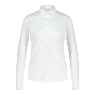 Stefan Brandt Baumwoll Jersey Bluse Alma - - Blouses & Shirts - Damen - Wei&szlig; - L
