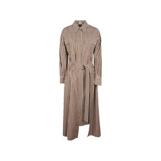 Brunello Cucinelli Damen, Kleider, Braun, XSGr&ouml;&szlig;e