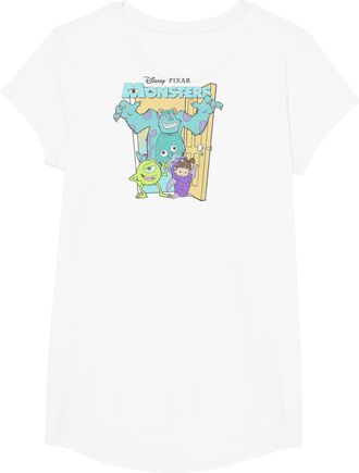 Disney Pixar Monsters Inc. Mike Sully Boo Group Poster T-Shirt