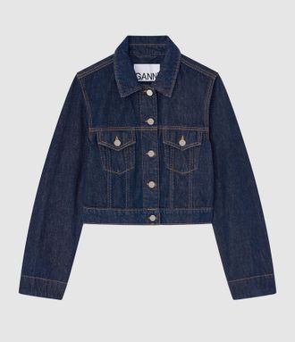 Ganni Veste Denim Rinse