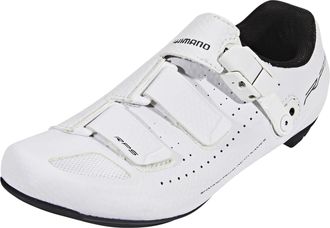 SHIMANO Erwachsene Fahrradschuhe Rennradschuhe SH-RP5W GR. 42 SPD-SL Klett-/Ratschenv., Mehrfarbig, 42, ESHRP5NG420SW00