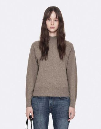 AllSaints Fedi Pullover in Walnussbraun