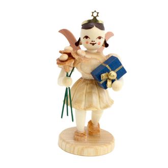 Blank Engel mit Blumengru&szlig;, Neu 2023