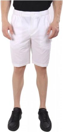 HUGO BOSS Homme, Shorts, Blanc, Taille: XL Urbanex Cargo Shorts