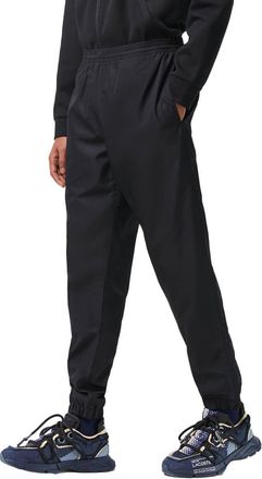 Lacoste Herren Jogginghose XH124T, M&auml;nner Jogger,Trainingshose,Sporthose,Regular Fit,Schwarz,2