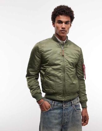 Alpha Industries MA1 - Bomberjacke in Salbeigr&uuml;n